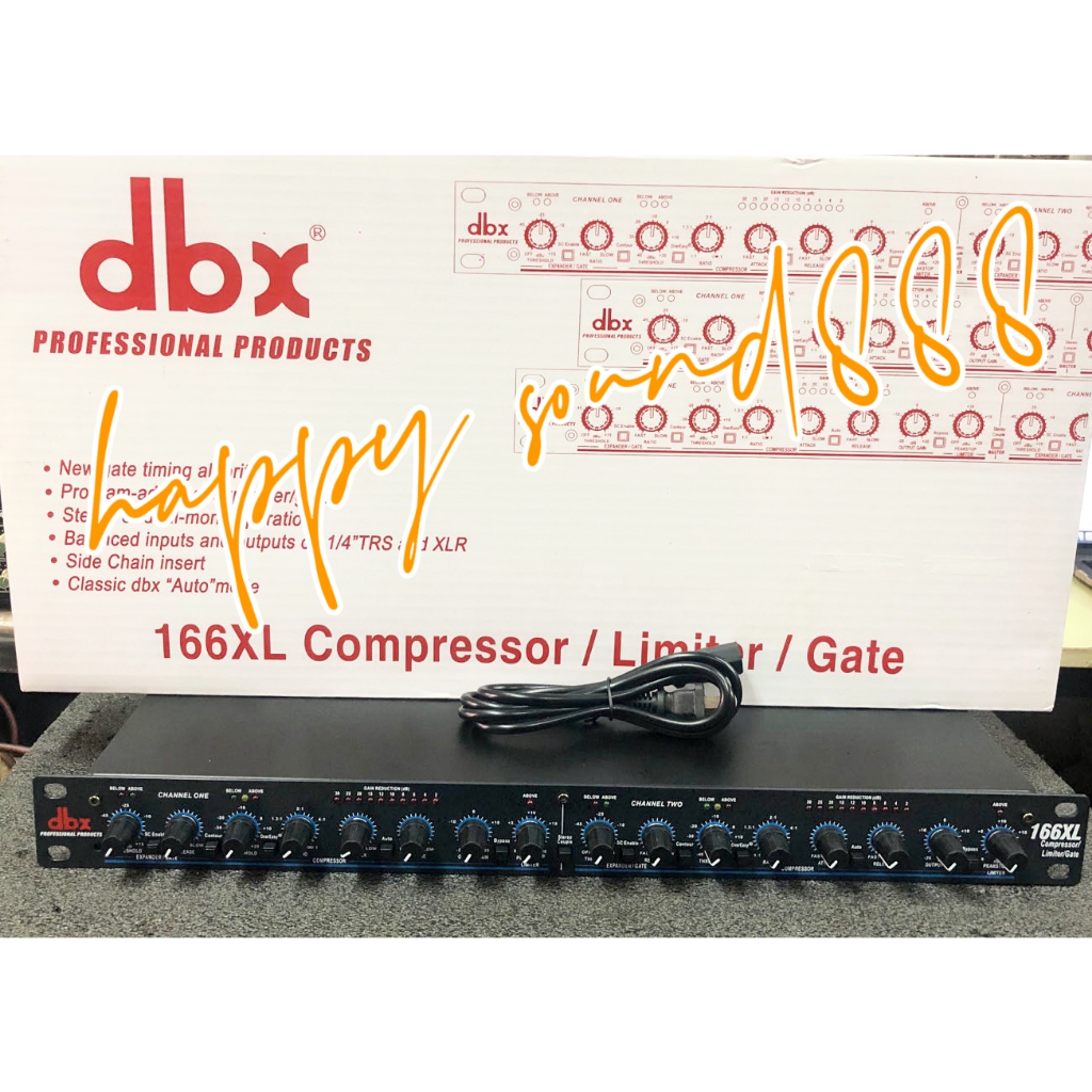 166XL Compressor/Limiter/Gate with Dual Channel/tested before ship out ...