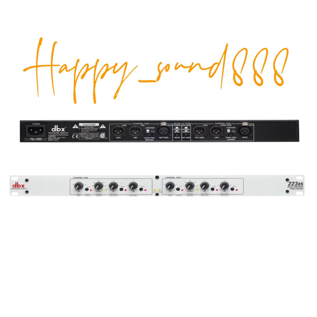 DBX 223xs Stereo 2-Way/Mono 3-Way Crossover /tested before ship out ...