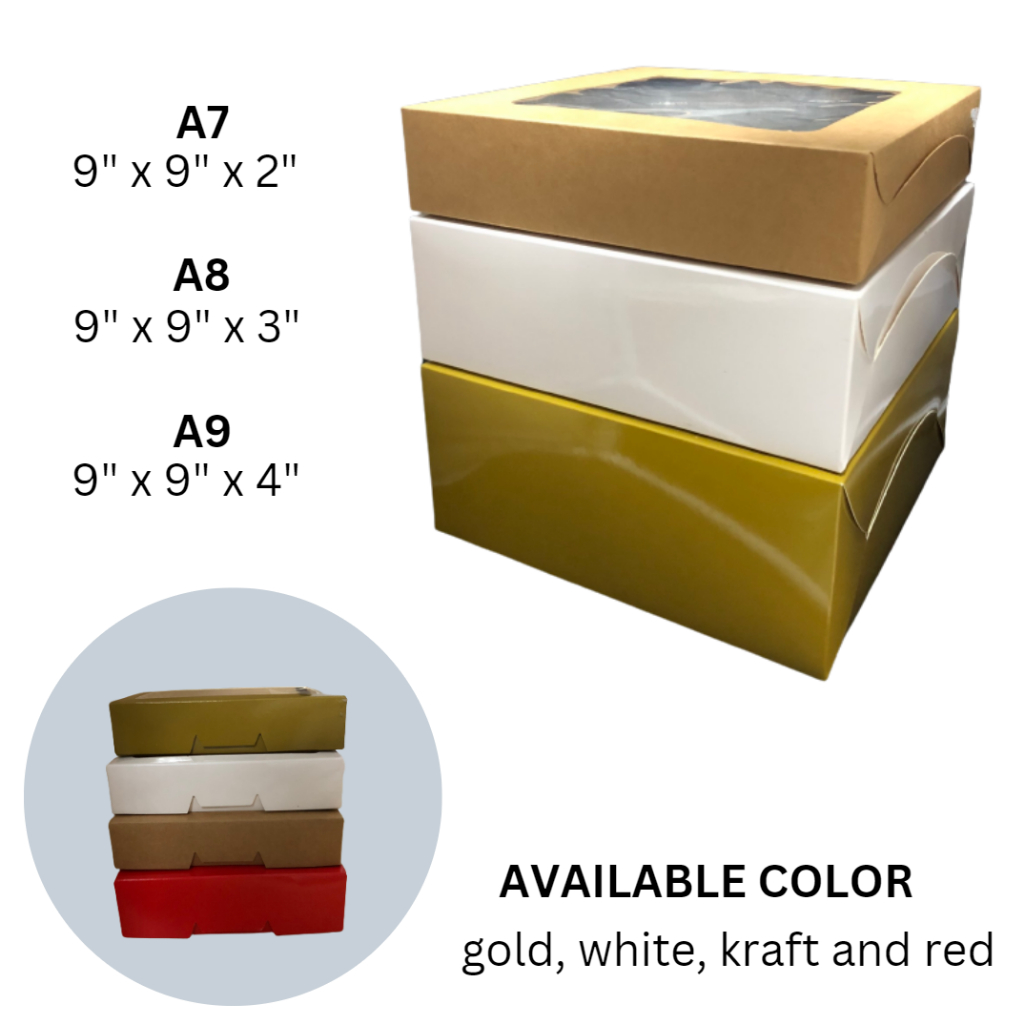 20pcs 9x9 Pastry Box | Shopee Philippines