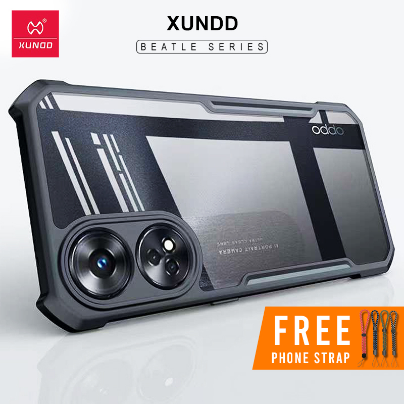 Xundd [Original] Beatle Clear Hybrid Shock Proof Armor Case for Oppo Reno8T 4G / Reno 8T 4G ...