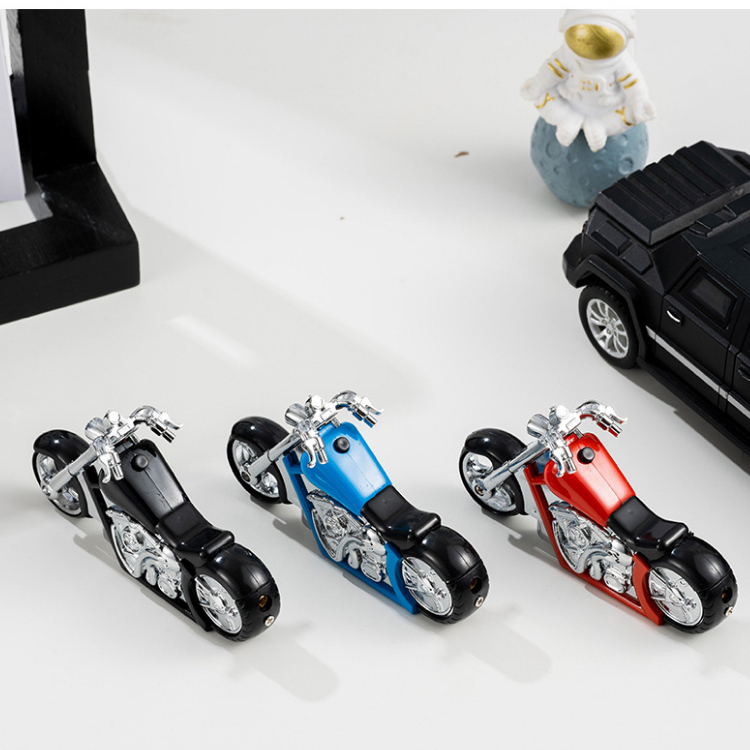 Kimigo RANDOM COLOR Motorcycle Lighter Refillable Lighter WITH LED Cool ...