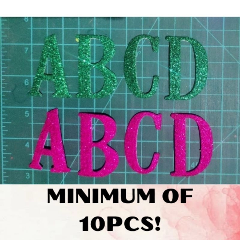 Letter Foam STICKER. BIG 2INCHES PER LETTER (A-Z) No special characters ...