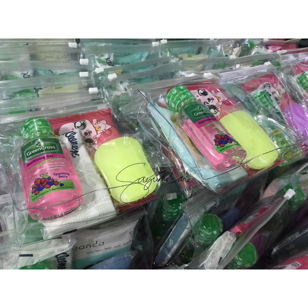 Hygiene kit in a budget 5 in1 wipes/sanitizer/paper soap/tissue ...