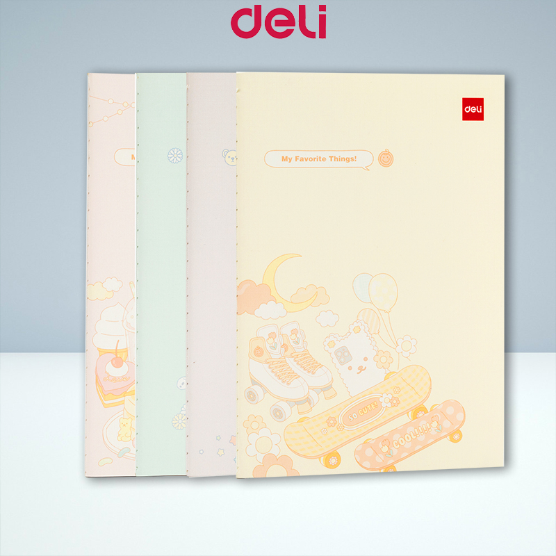 Deli Notebook A5 B5 Size 60 Sheets | Shopee Philippines