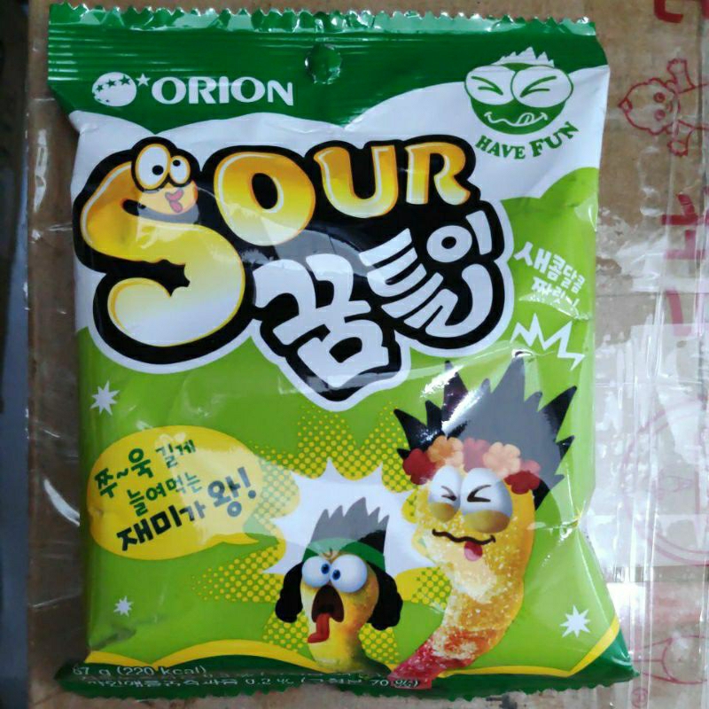 Orion Lotte Jellycious Crown Gummy Peach Grape Worm Jelly Day | Shopee ...