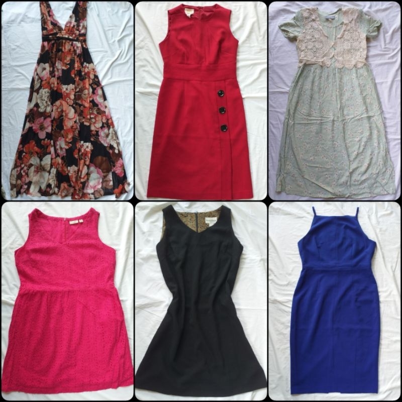 DRESS ASSORTED SIZE XS-2XL(US PRELOVED) | Shopee Philippines