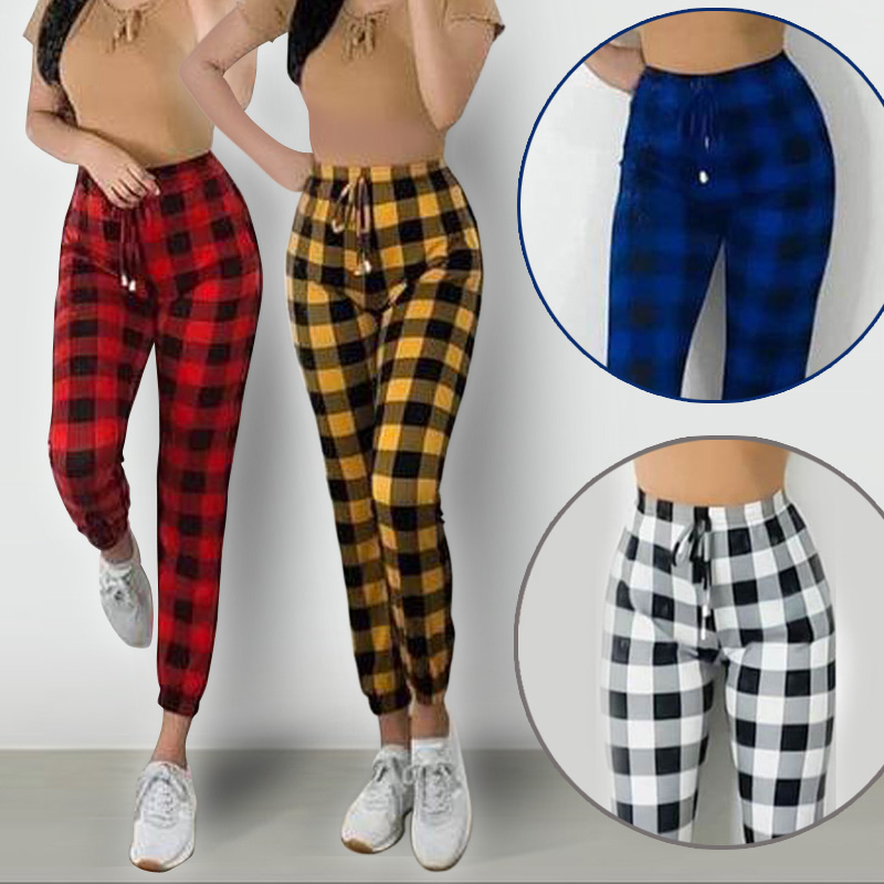 Jogger Checkered Large For Woman | Shopee Philippines