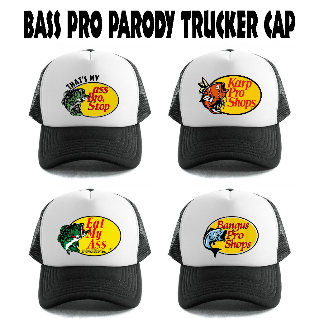 BASS PRO SPOOF CAP TRUCKER CAP NET CAP | Shopee Philippines