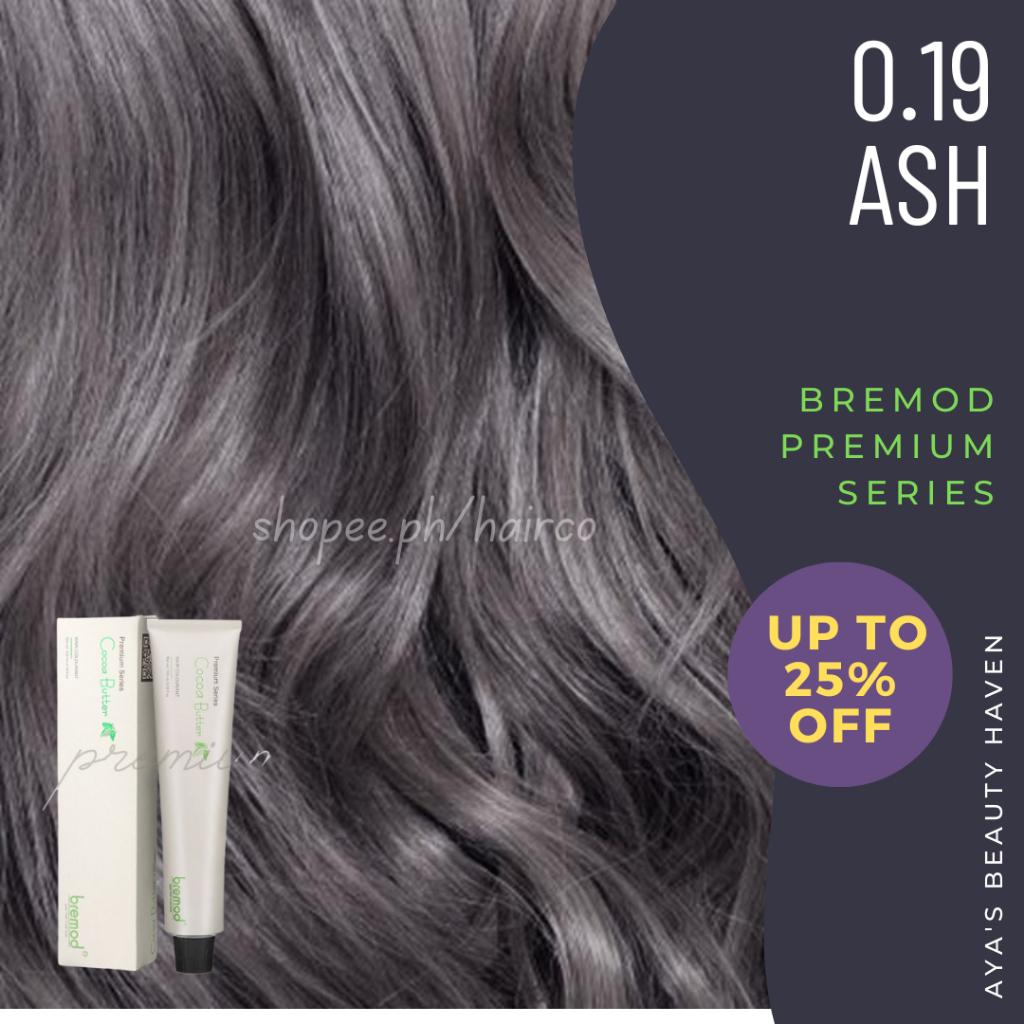 Ash 0.19 Hair Color 100ml | Shopee Philippines