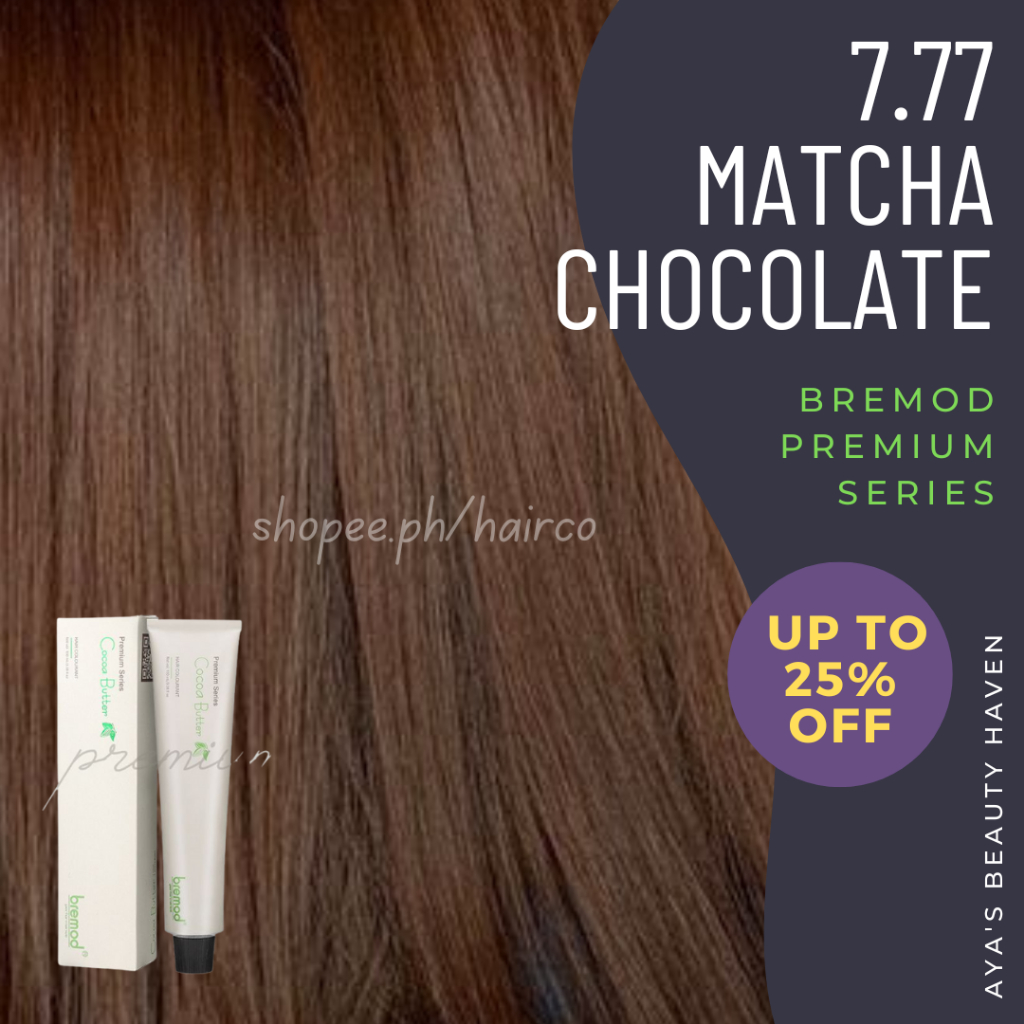 Matcha Chocolate 7.77 Premium Hair Color 100ml | Shopee Philippines
