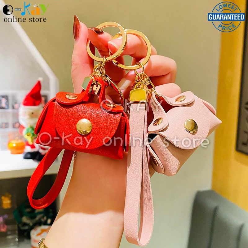 O-KAY Women PU Leather Small Mini Wallet Korean Cute Key Holder ...