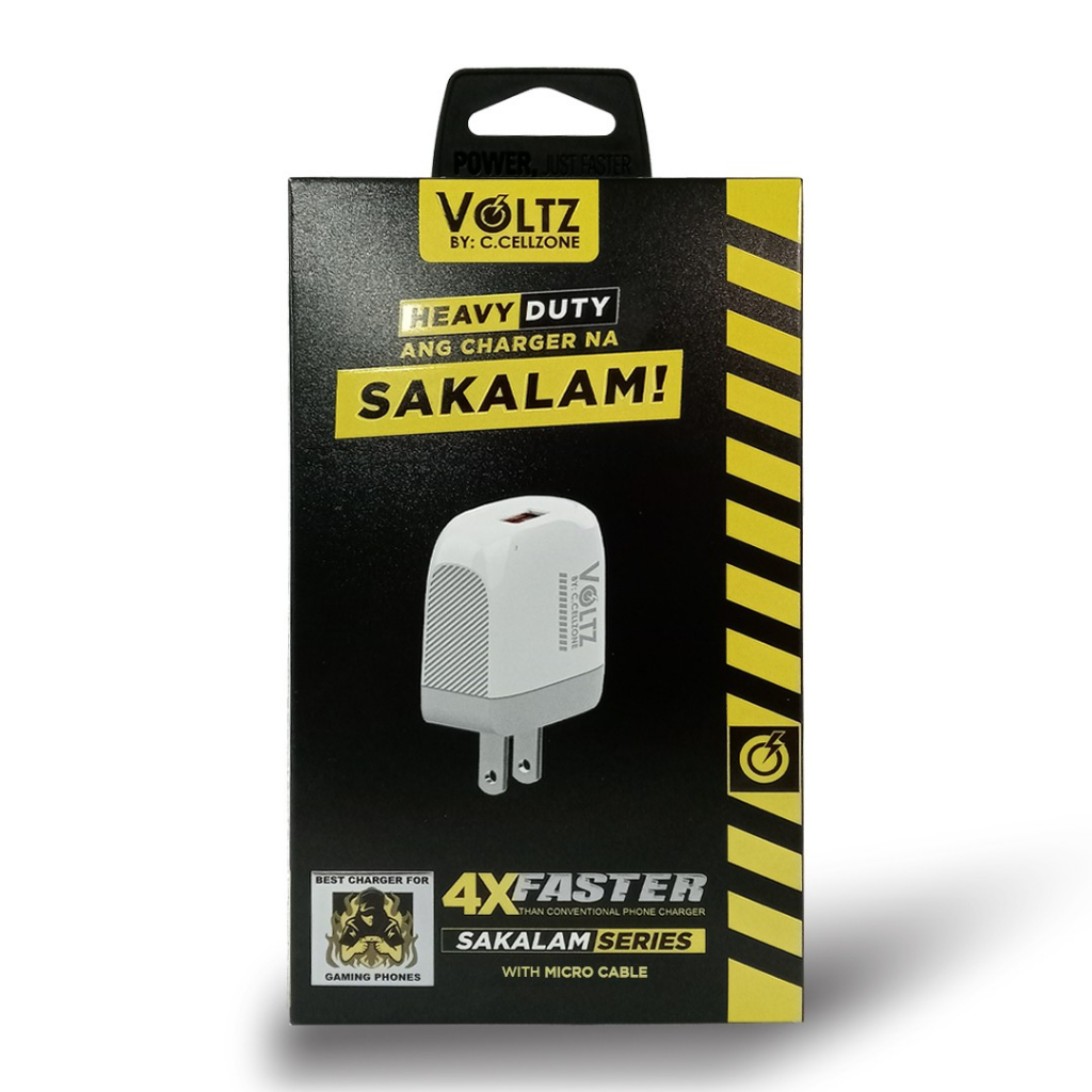 Voltz Sakalam 1 USB Charger with Cable [ Heavy Duty Micro / Type-C ...