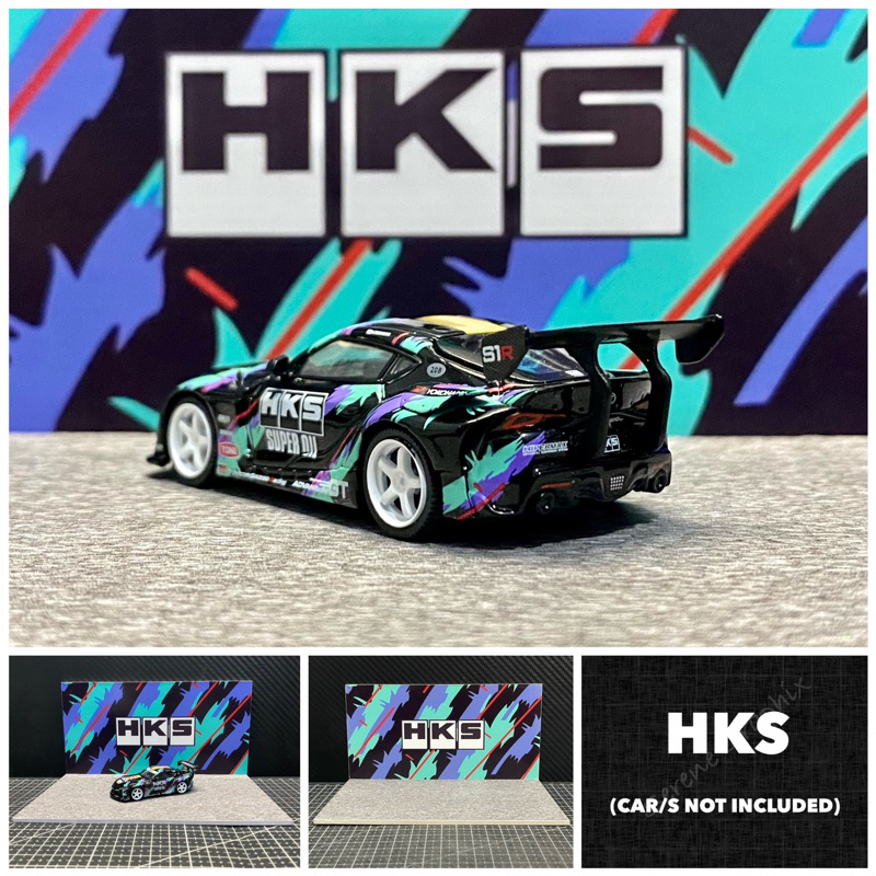 1:64 Scale Racing Livery Diorama for Diecast Cars - Hotwheels, Tomica ...