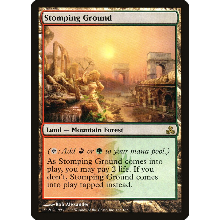 MTG Proxy Card - Stomping Ground | Guildpact (GPT) | Shopee Philippines