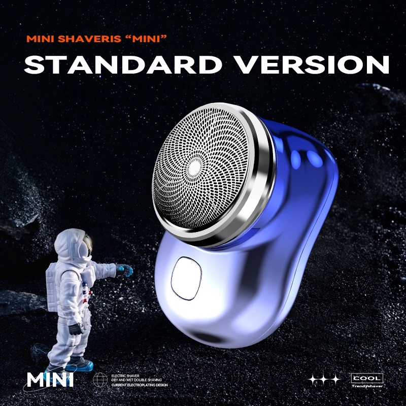 NEUCHI Portable Metal texture mini shaver rechargeable IPX7 waterproof ...