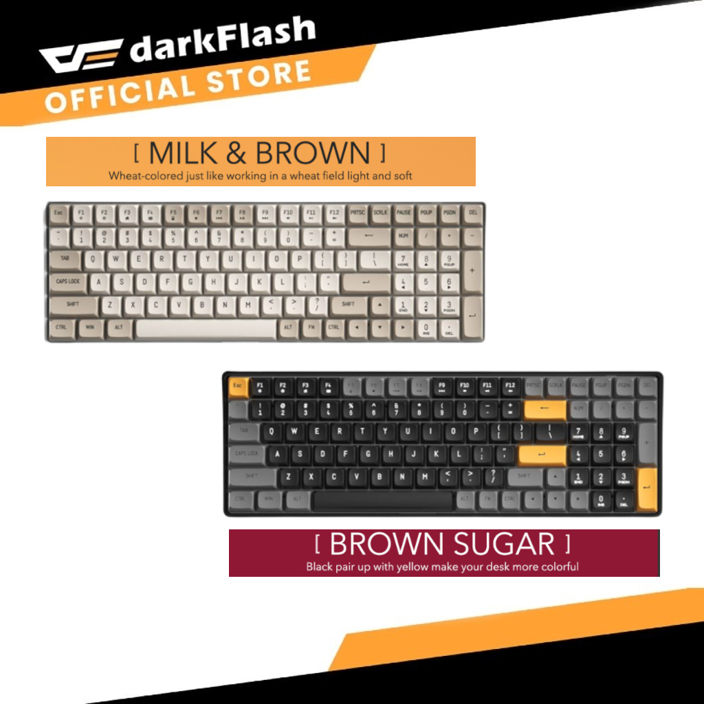 DarkFlash GD100 Mechanical Keyboard (K. Yellow) | Shopee Philippines
