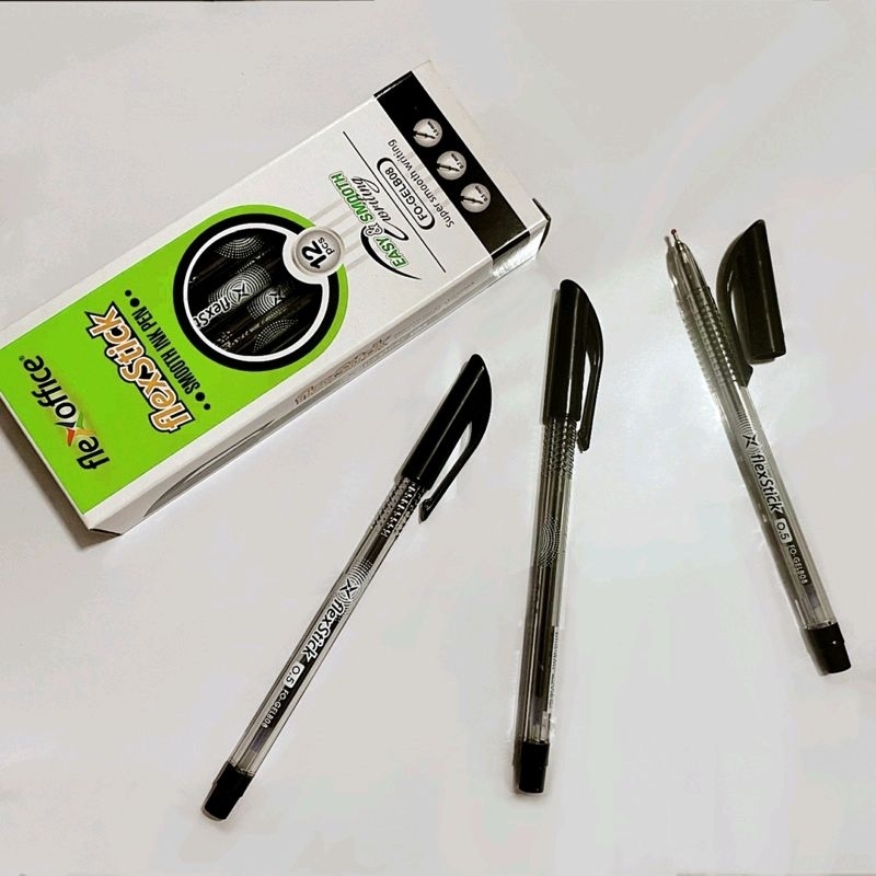 Cdy flexoffice flexStick neo low viscosity ink pen FO-GELBO19 black ink ...
