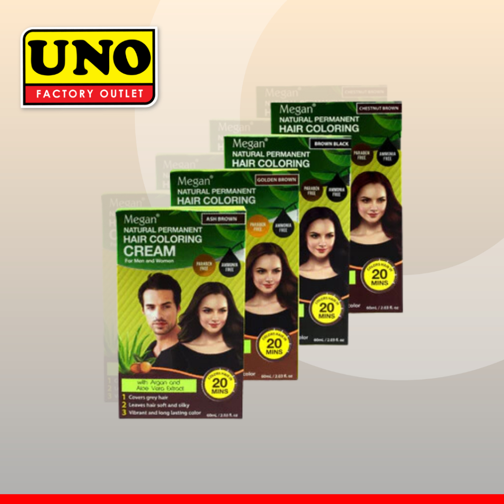 UNO MGN NATURAL PERMANENT HAIR COLOR 60ML | Shopee Philippines
