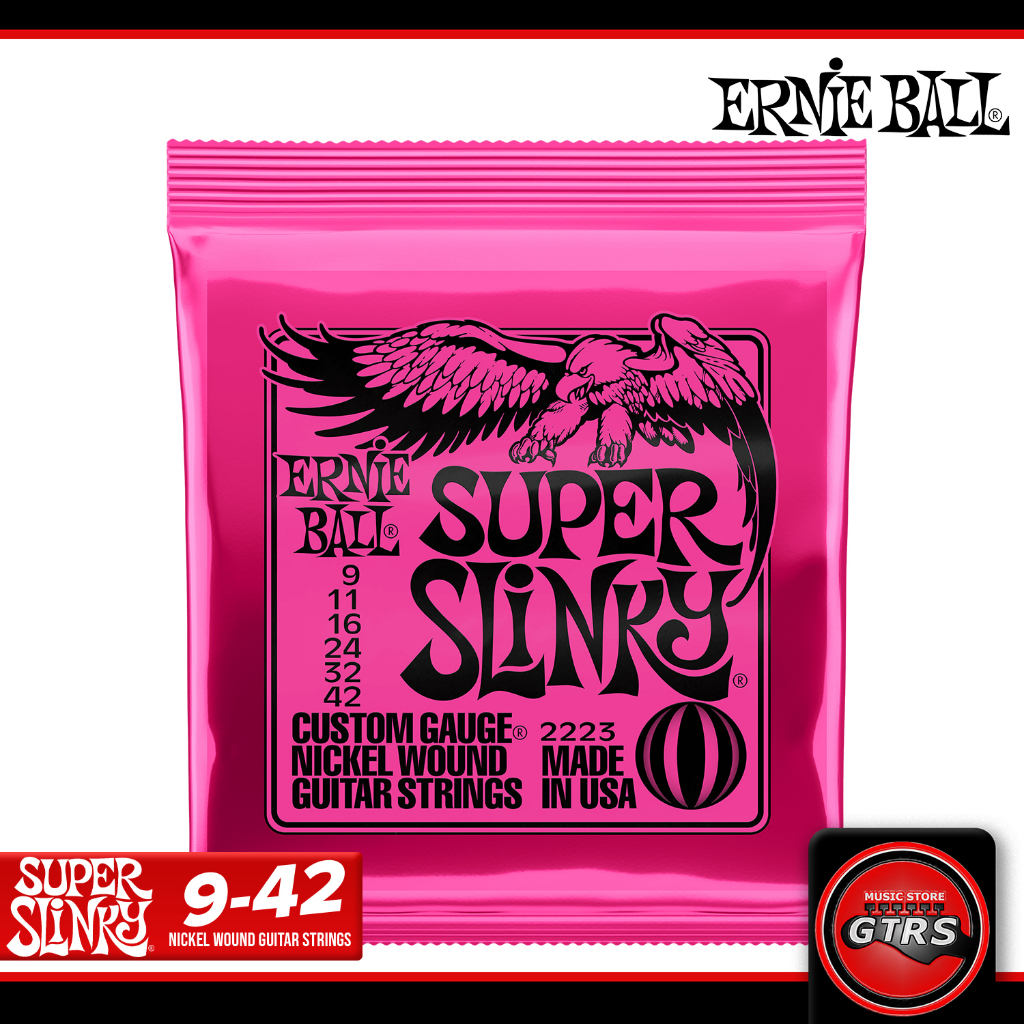 Ernie Ball Slinky Nickel Wound Electric Guitar Strings | Shopee Philippines
