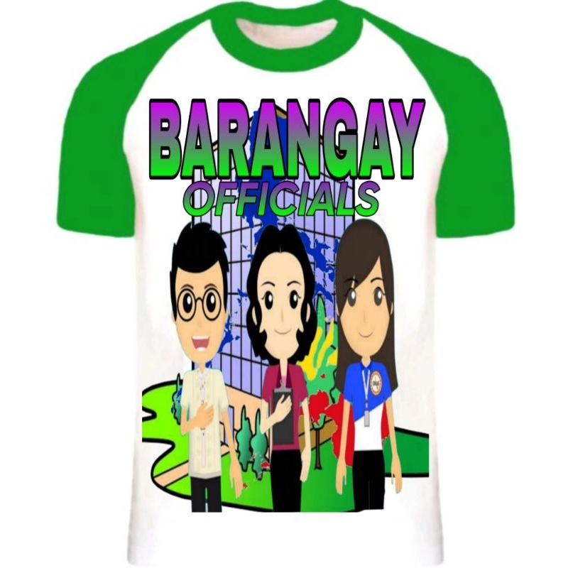 BARANGAY OFFICIALS Raglan Shirts Sublimation Print | Shopee Philippines