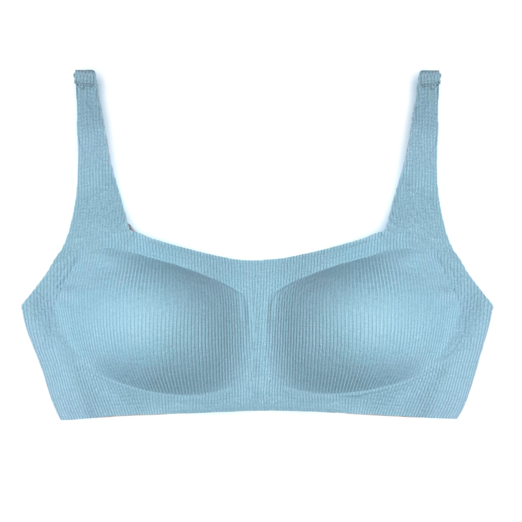 Catwalk Japanese Suji Bra Cotton version Square Collar Bra Seamless Bra ...