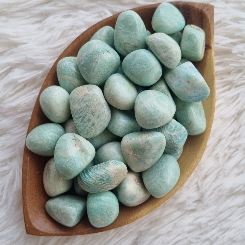 Amazonite Tumbled stone - Amazonite Healing Crystal - small | Shopee Philippines