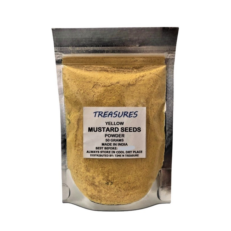 Treasures Yellow Mustard Seeds Powder - Peeli Rai - 100% Pure From ...