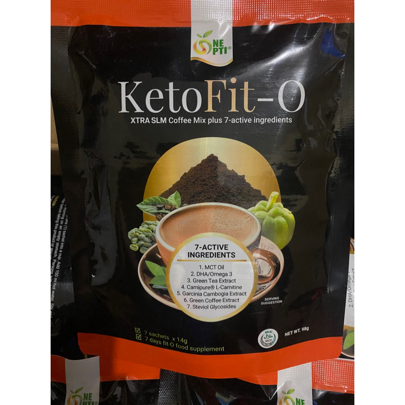 Keto Fit-O 7 SACHETS XTRA SLM Coffee Mix Plus 7-Active Ingredients(ONE ...