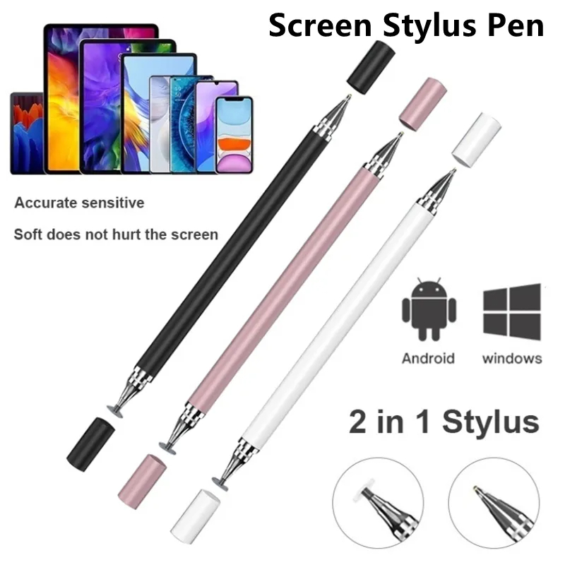 Jamjake Universal 2 in 1 Stylus Pen Drawing Tablet Capacitive Touch ...