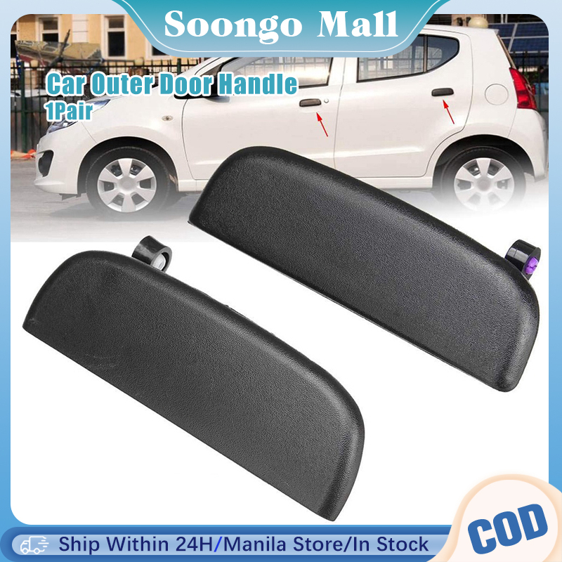 Car Front Outside Door Open Handle Left Right Black For Suzuki New Alto ...