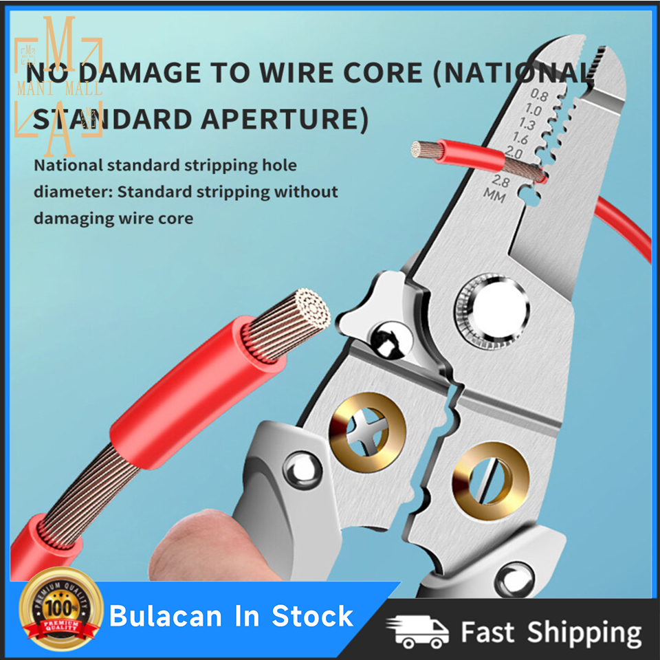 Durable Wire StripperCrimper Pincers Splitting Pliers Handle Multi ...