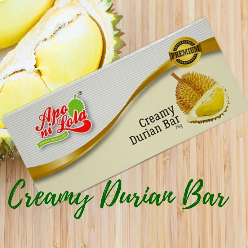 Apo ni Lola Creamy Durian Bar | Davao Durian Products | Shopee Philippines