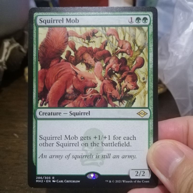 1 Squirrel Mob MH2 MTG card magic commander EDH | Shopee Philippines
