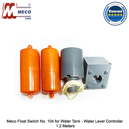 Meco Float Switch No. 104 for Water Tank - Water Level Controller - 1.2 ...