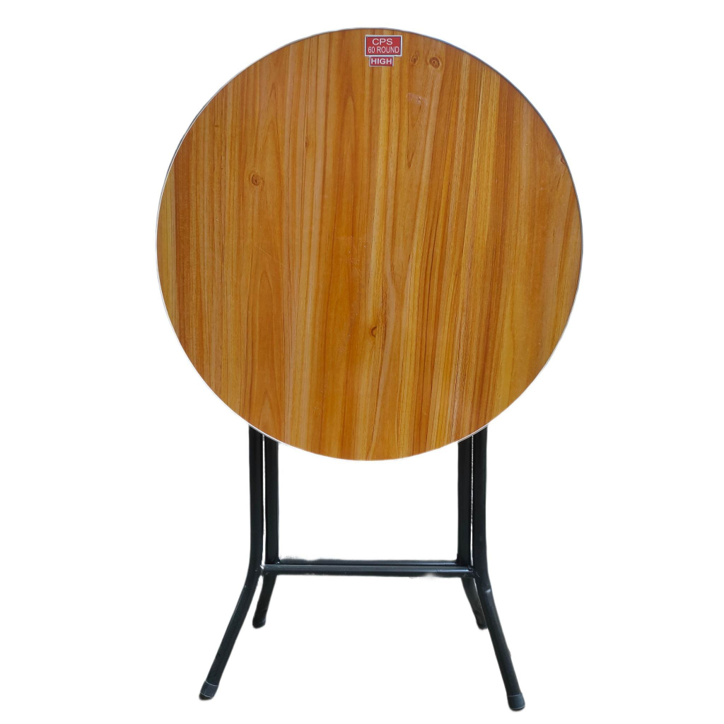 (CPS 60 ROUND) WOOD Folding Table with PLASTIC Siding (1 PC PER CHECK ...