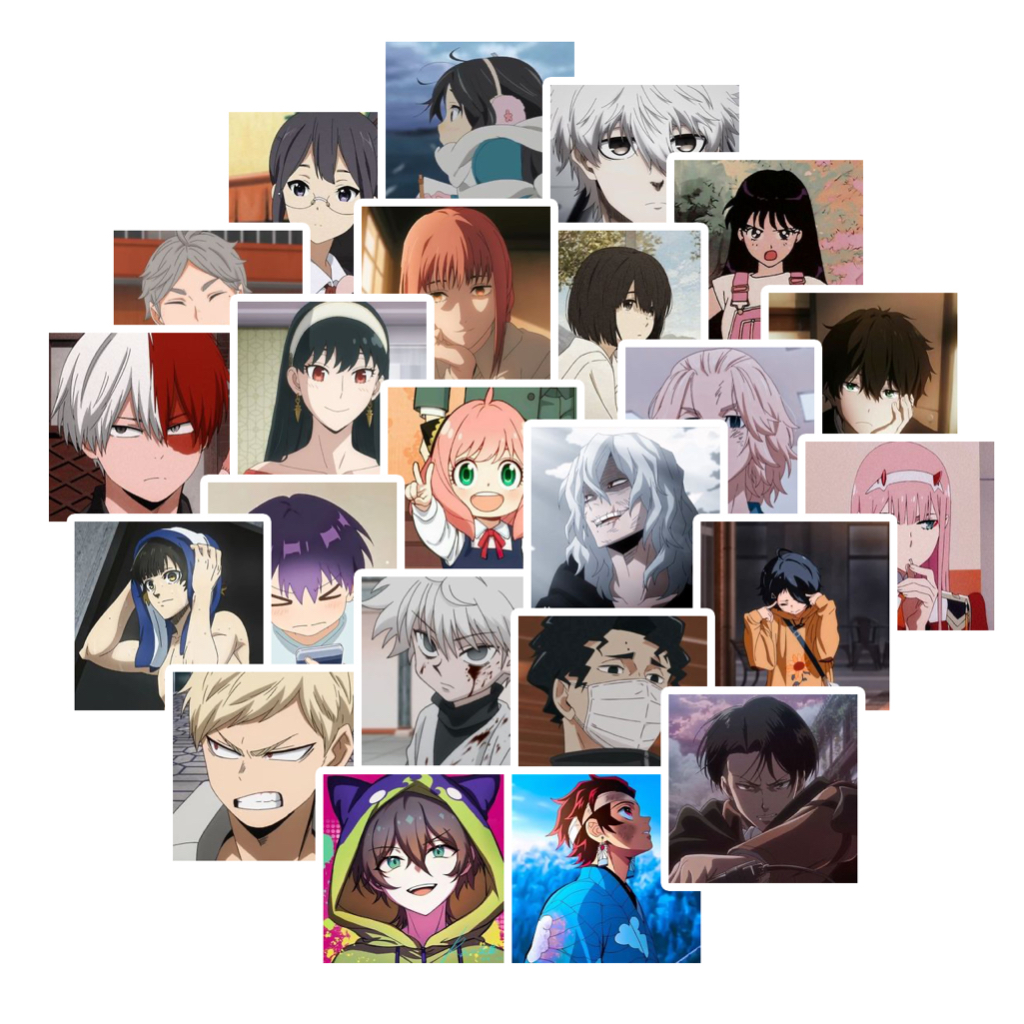 Customize Anime Sticker Pack (35pcs) | Shopee Philippines