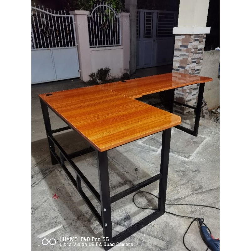 180CM X 120CM L-TYPE OFFICE TABLE / GAMING TABLE | Shopee Philippines
