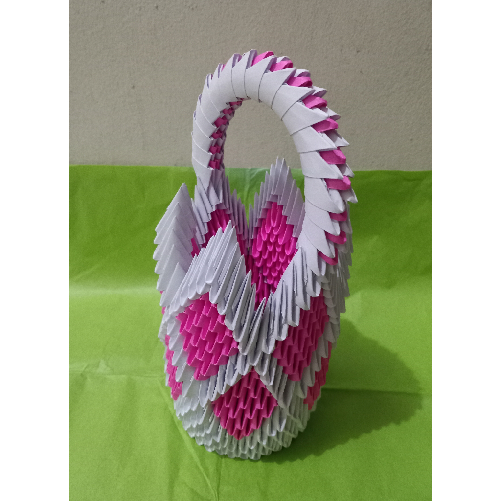 Origami basket Paper basket | Shopee Philippines