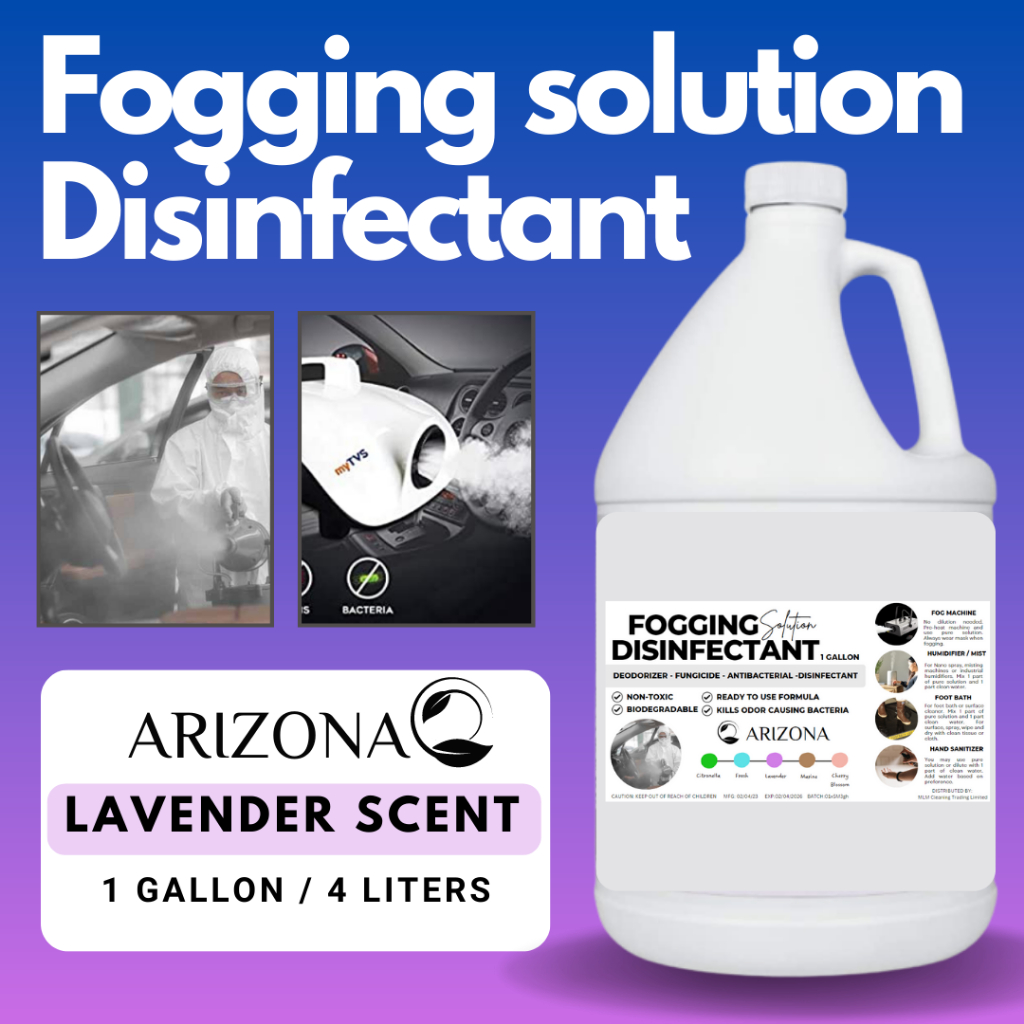 Lavender Scent DISINFECTANT FOG SOLUTION for Fogging Machines [ARIZONA ...
