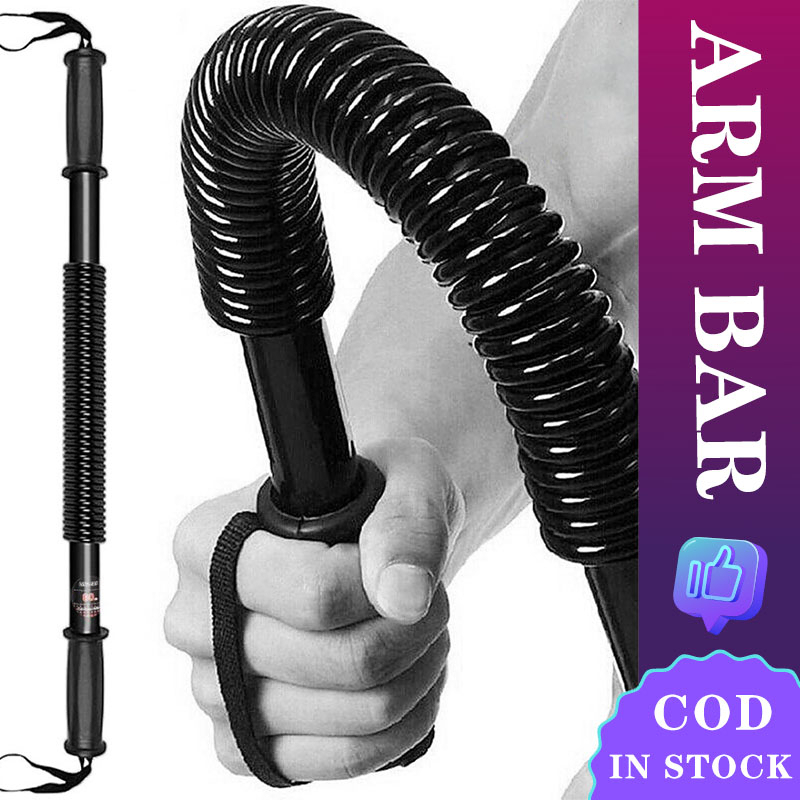 Spring Bar Resistance Bar Bend Bar Muscle Chest Arm Strength Training ...