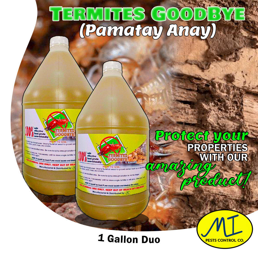 1 Gallon DUO Termites GoodBye // Pamatay Anay // termite killer ...