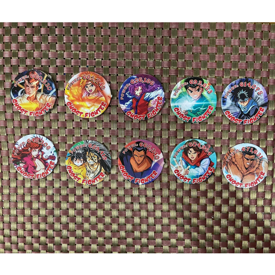 VOLTES 5 AND VOLTRON POGS REPACK - SET OF 10 - NARUTO, DRAGON BALL Z ...