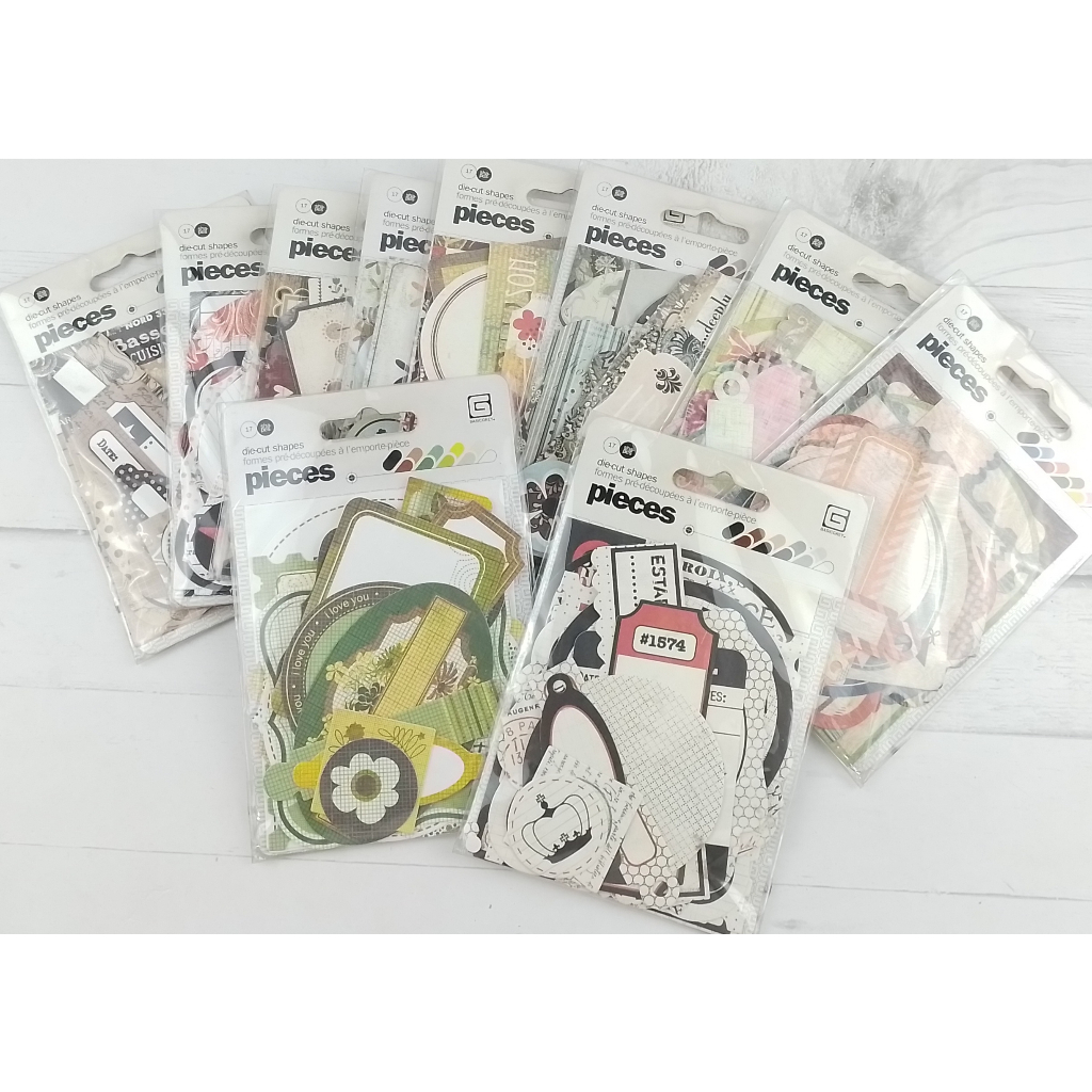 Basic Grey Die Cut Cardstock Shapes 17/Pkg | Shopee Philippines