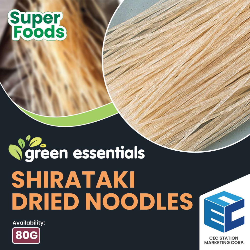 Green essentials Shirataki/konjac dried Noodles 80grams | Shopee ...