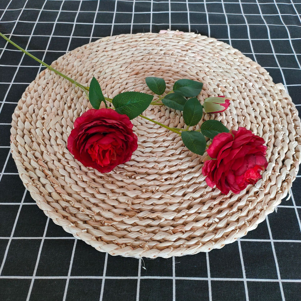 DIY Artificial Peony Artificial Rose 3Heads Rose Artificial Flower ...