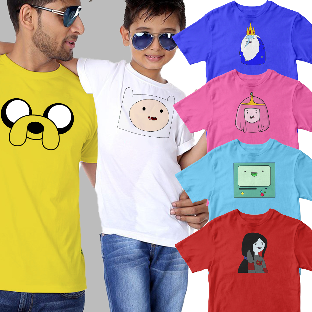 Adventure time Design Collection Shirt BMO Finn Jake Pricess Bubble Gum ...