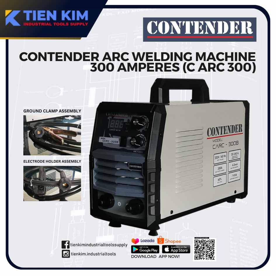 CONTENDER 300A DC ARC Inverter Welding Machine [ C ARC 300B ] NEW ...
