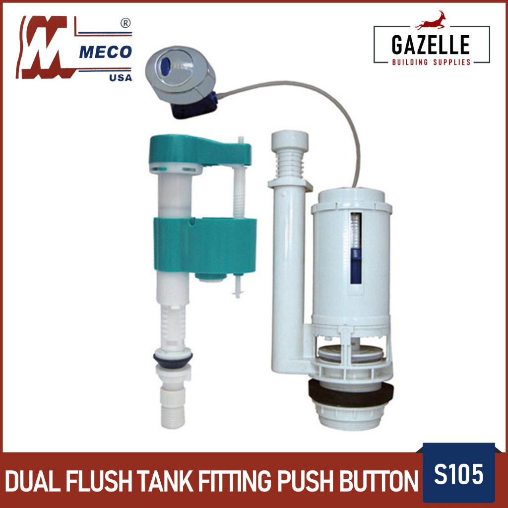 Meco Tank Fill Valve S107 / Single and Dual Flush Complete Water Tank ...