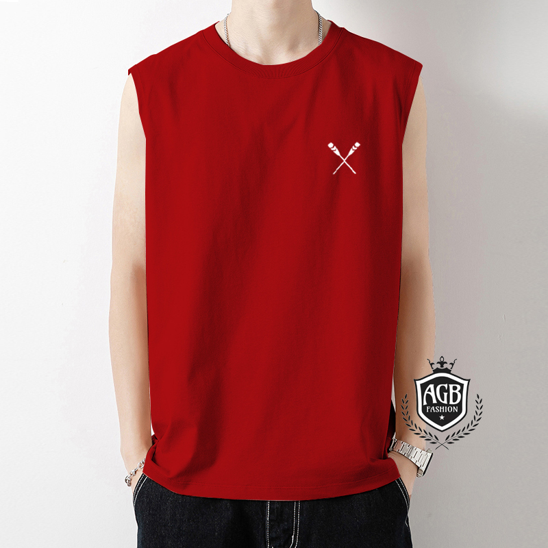 Men Muscle Sando High Quality Cotton Round Neck Graphic Print | Shopee ...