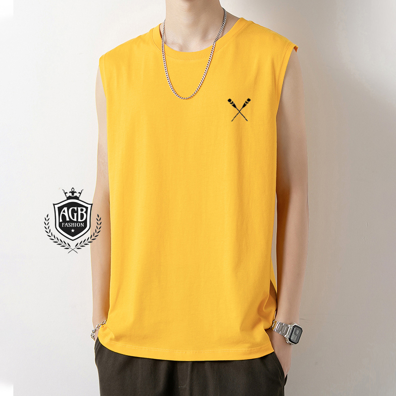 Men Muscle Sando High Quality Cotton Round Neck Graphic Print | Shopee ...